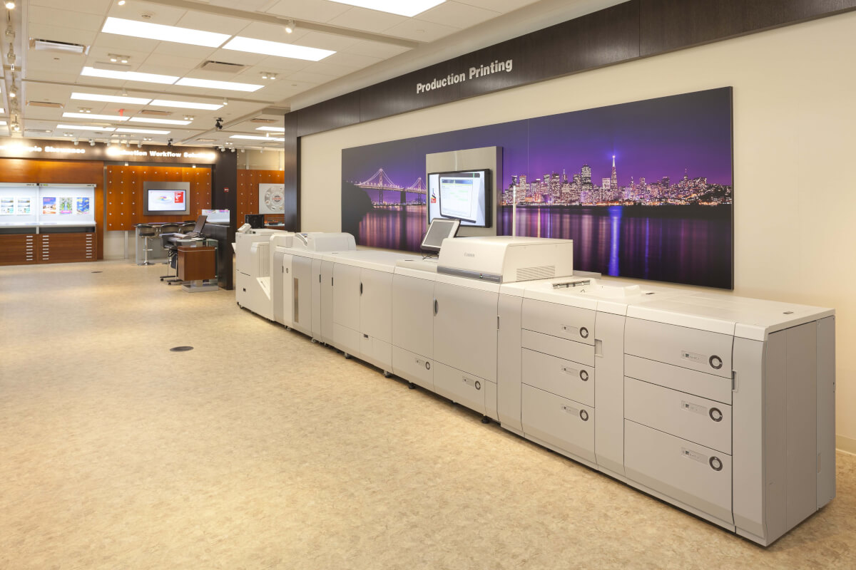 Canon USA HQ Showroom — Production Printing – Wirth Consulting