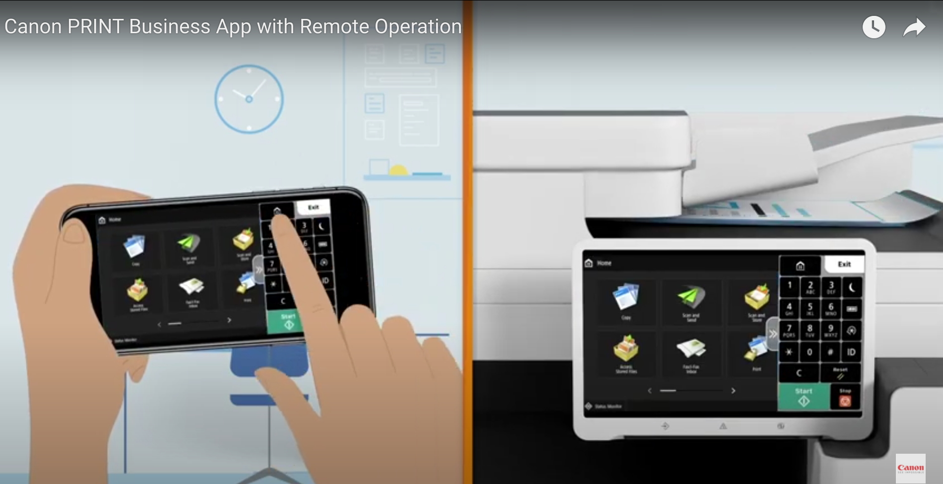 New Canon App for Touchless MFP Operation – Wirth Consulting