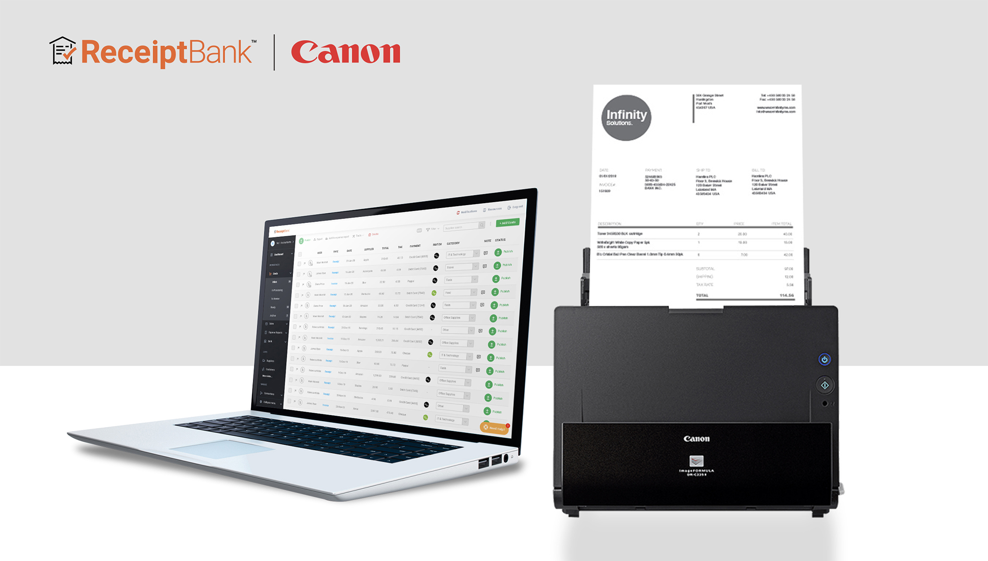 New Canon Scanner with Invoice-, Receipt-Scanning Software – Wirth ...