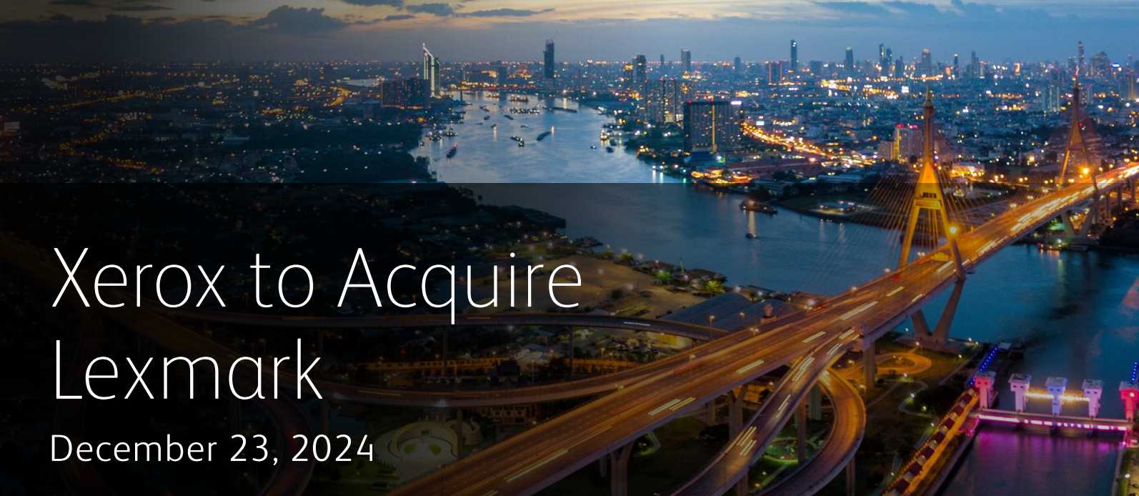 Xerox Leadership Discusses Pending Lexmark Acquisition – Wirth Consulting